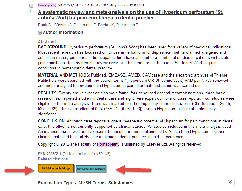 Getting to Full Text from PubMed - NUNM Library